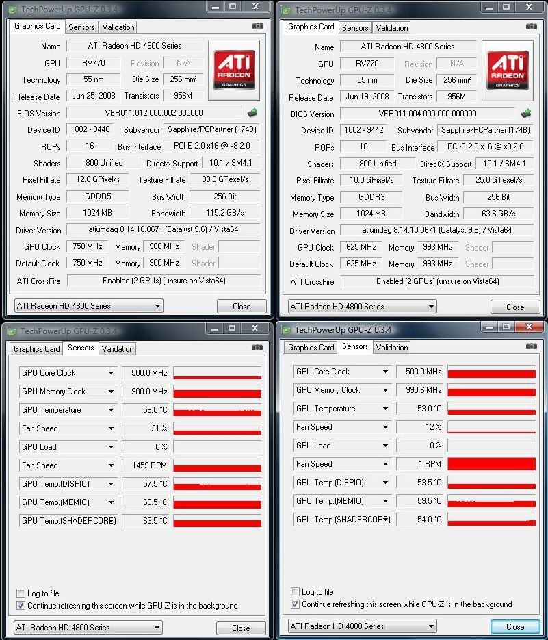GPU-Z. V0.5.1[ล่าสุด 25 ม.ค.54] เช็คคุณสมบัติการ์ดจอ - เช็คความเร็วจริงๆ + SS - Overclockzone ...